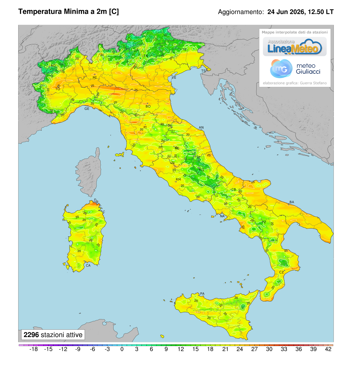 Mappe Realtime in Italia | Meteogiuliacci.it