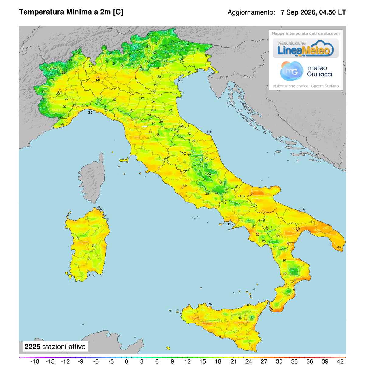 Mappe Realtime in Italia | Meteogiuliacci.it