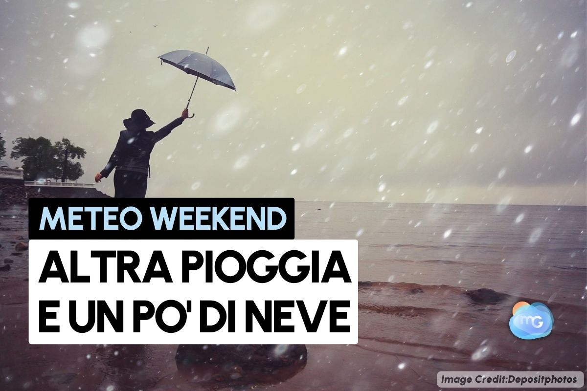 Meteo, ultima previsione: nel weekend ancora un po' di Pioggia e di Neve, si attenua il Freddo