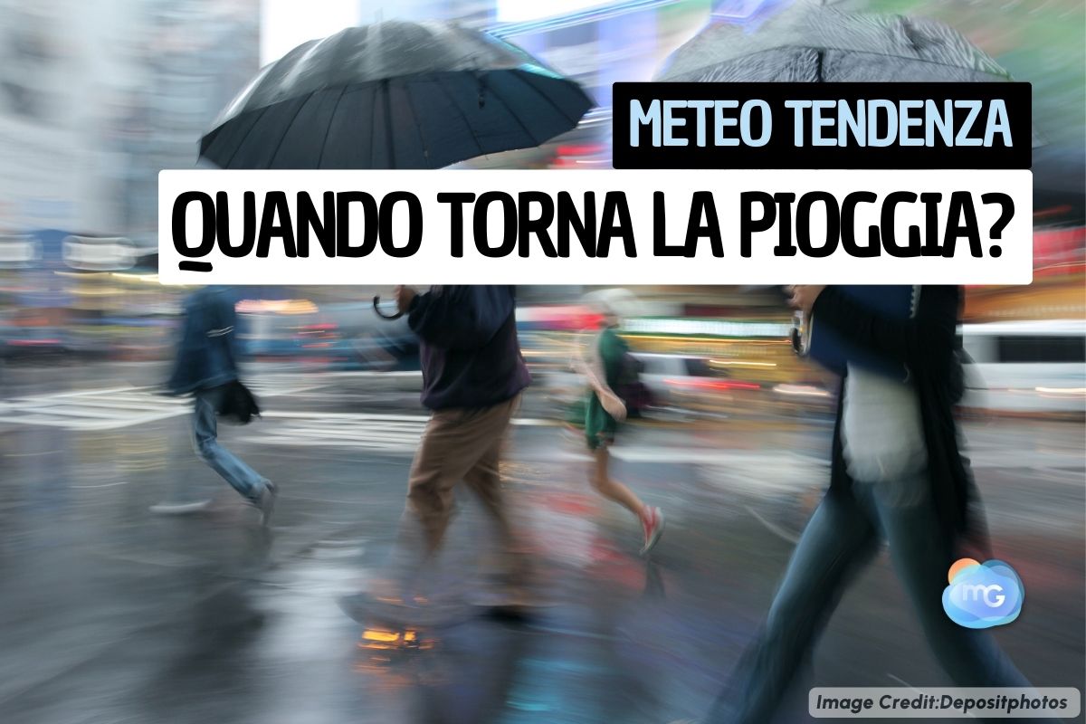 Meteo: ritirata dell'Anticiclone BACCO e ritorno della PIOGGIA al Nord, c'è la data