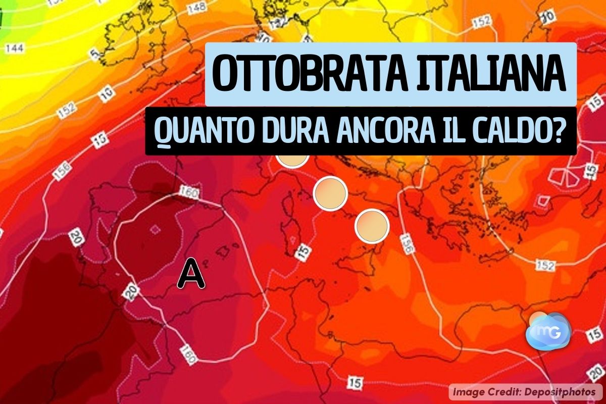 METEO: straordinaria OTTOBRATA italiana, ma c'è la data per la FINE del CALDO