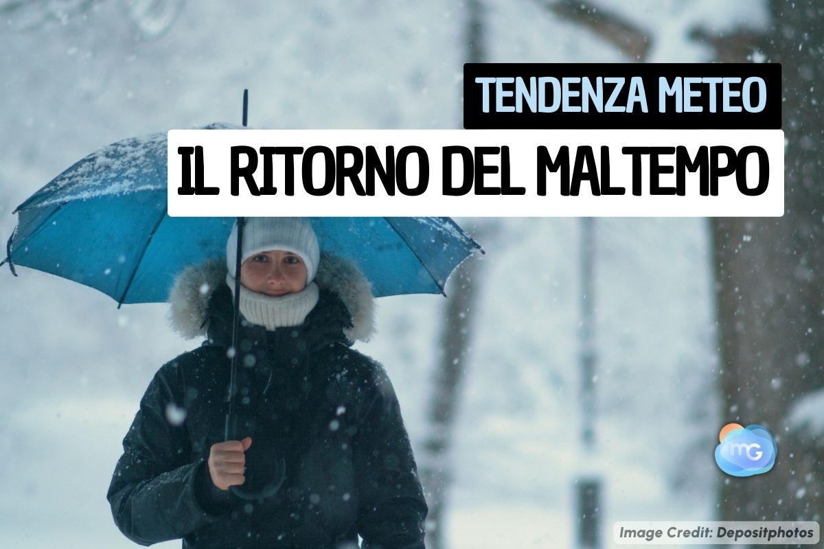 Meteo: ecco quando tornano Pioggia e Neve, previsione aggiornata