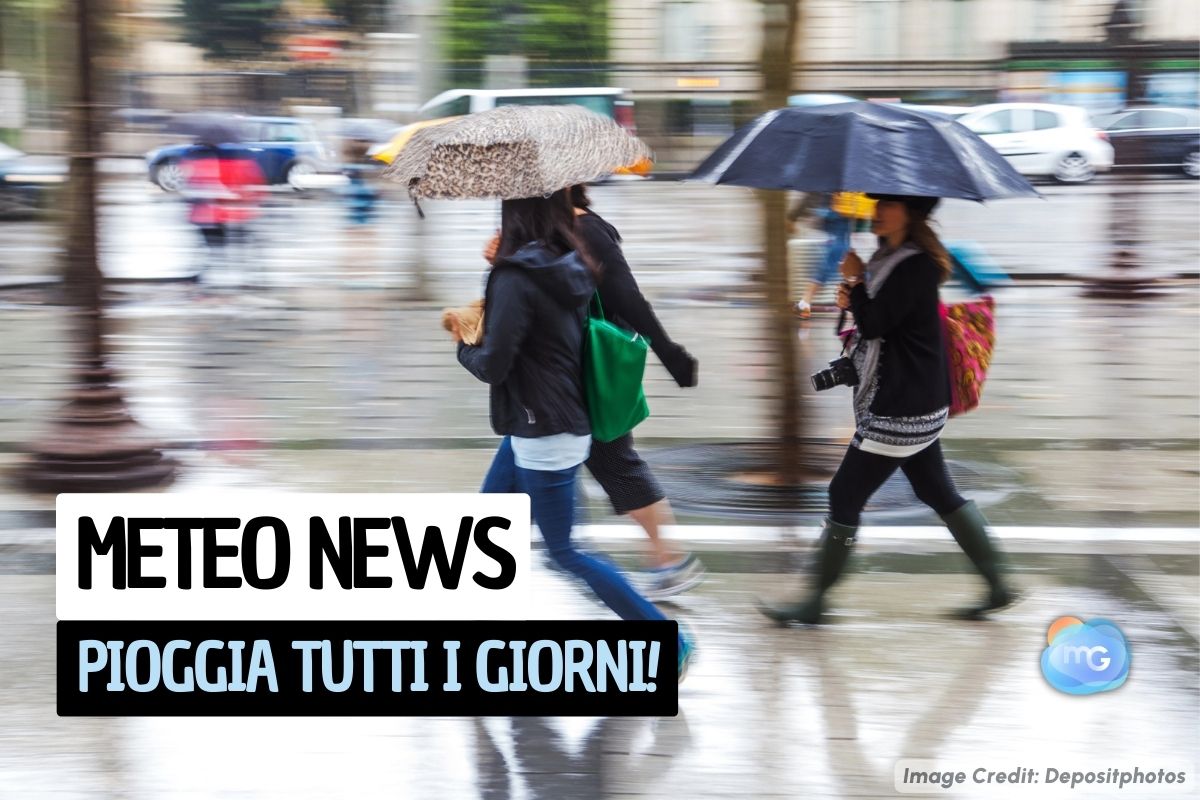 Meteo: la Pioggia nei prossimi giorni, la nuova previsione