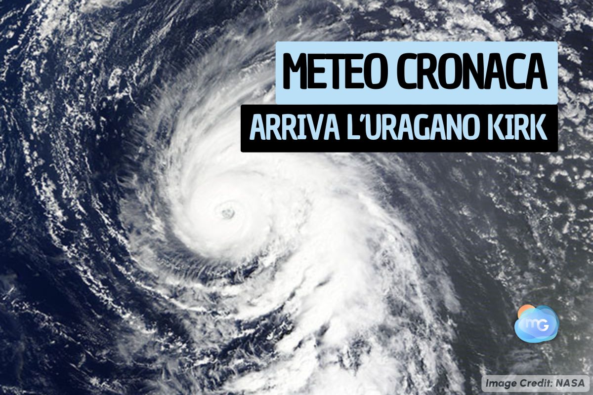 Meteo: l’uragano Kirk verso l’Europa, ecco dove colpirà
