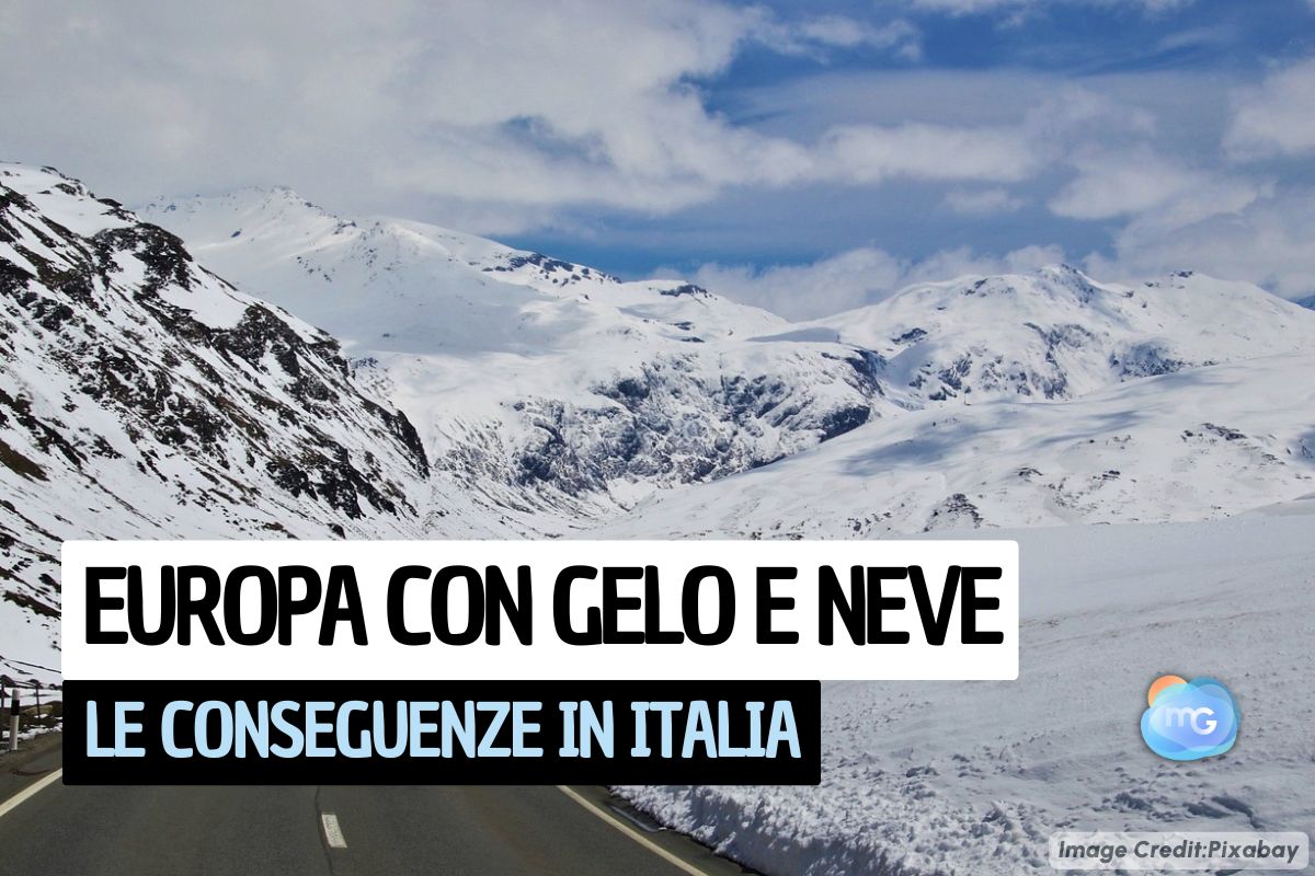 Europa SEPOLTA dalla NEVE, GELO intenso: conseguenze meteo in Italia