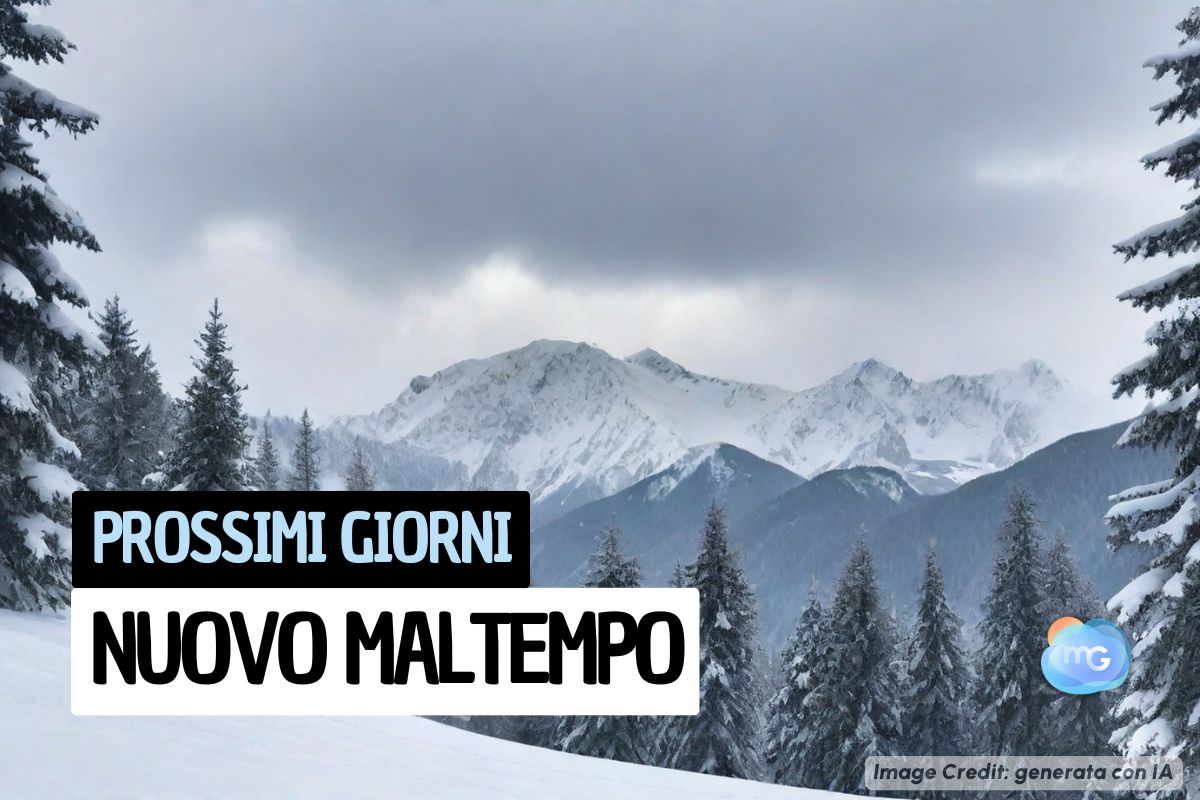 Meteo: Neve e Pioggia nei prossimi giorni, la previsione