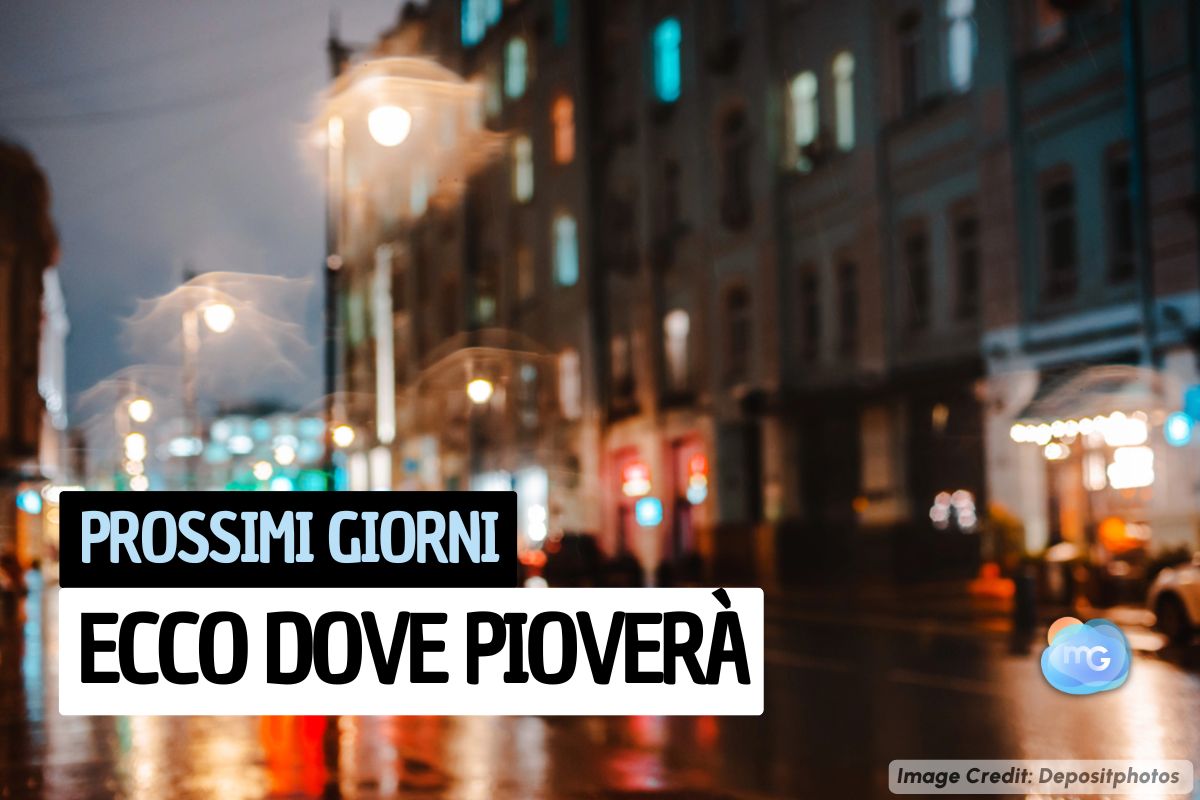 Meteo: ecco dove piove nei prossimi giorni; la previsione